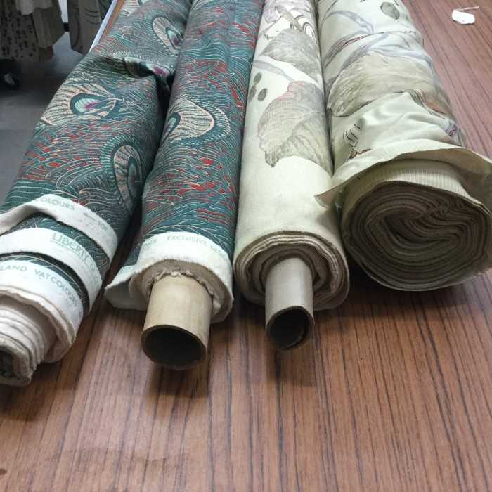 Two part rolls of fabrics by Liberty's - auctions & price archive