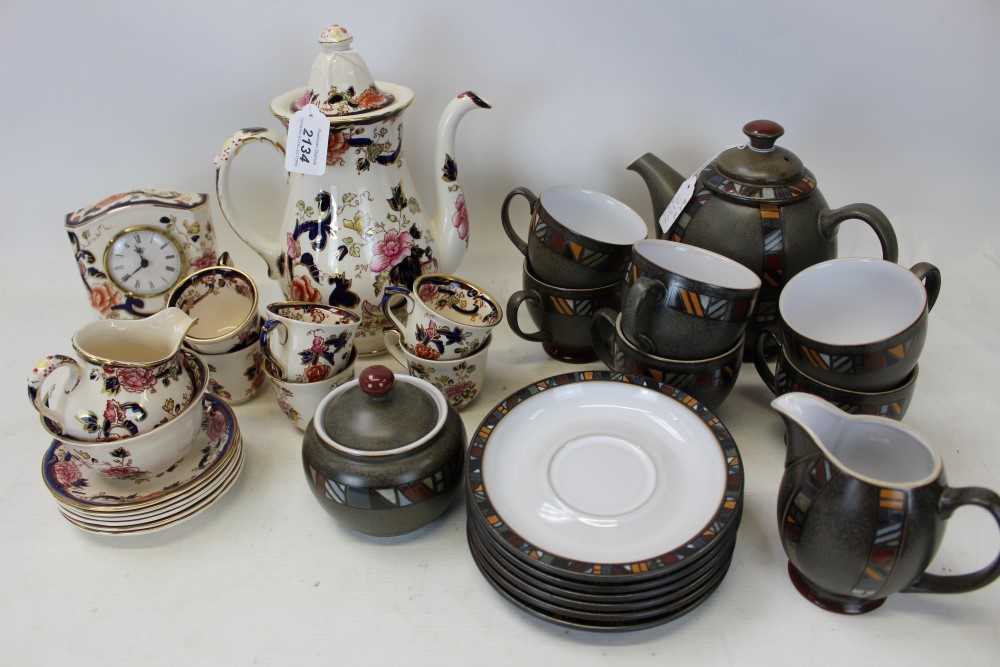 Lot 2134 - Masons coffee set and Denby tea set