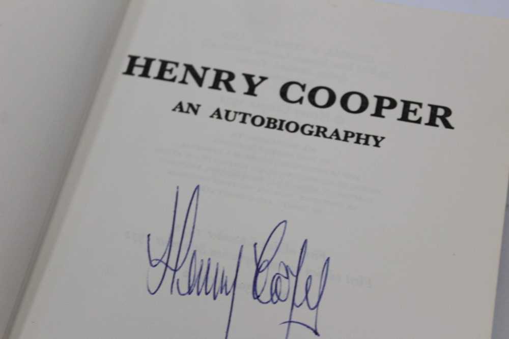 Lot 2476 - Autograph Henry Cooper Autobiography signed