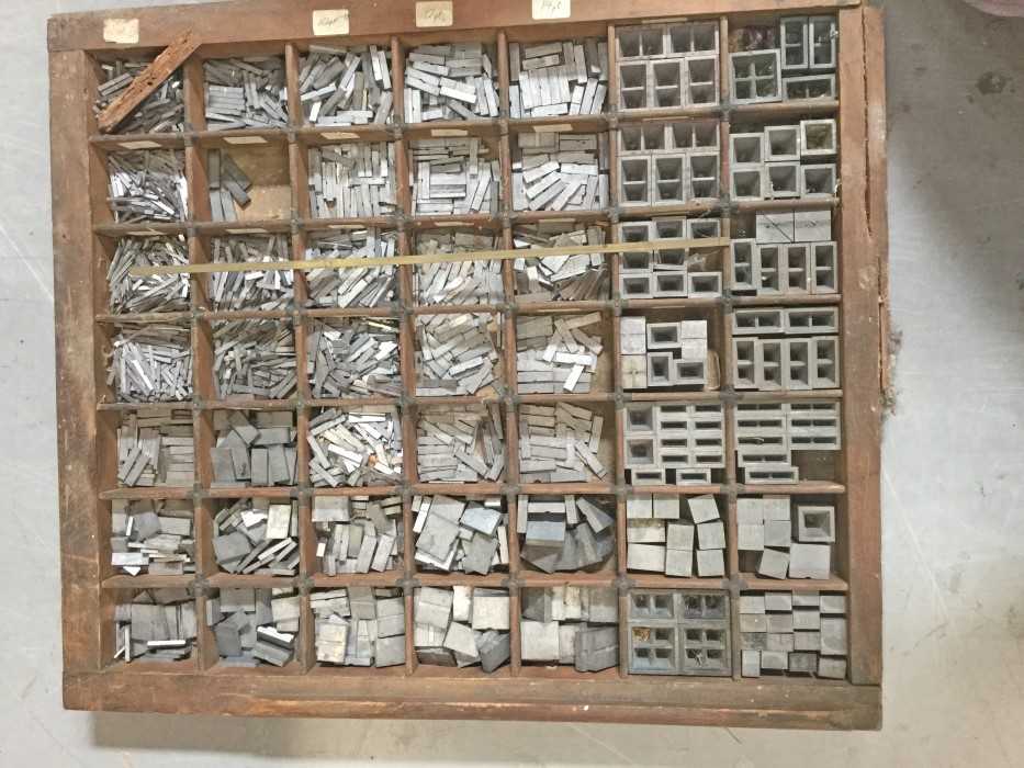 Lot 3848 - Two hand operated printing presses