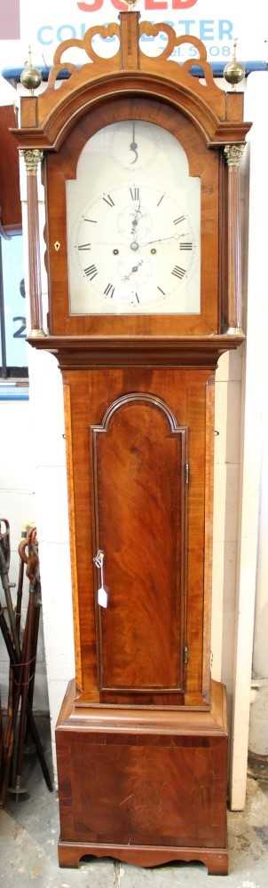 Lot 3835 - Late 18th/early 19th century longcase clock
