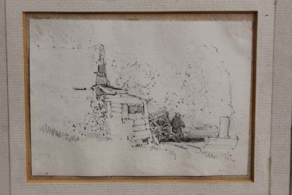 Lot 1047 - James Stark (1794-1859) pencil sketch