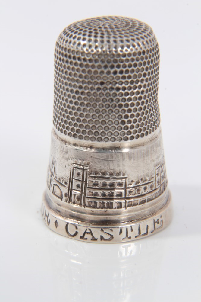 Lot 868 - Rare 19th century silver Windsor Castle