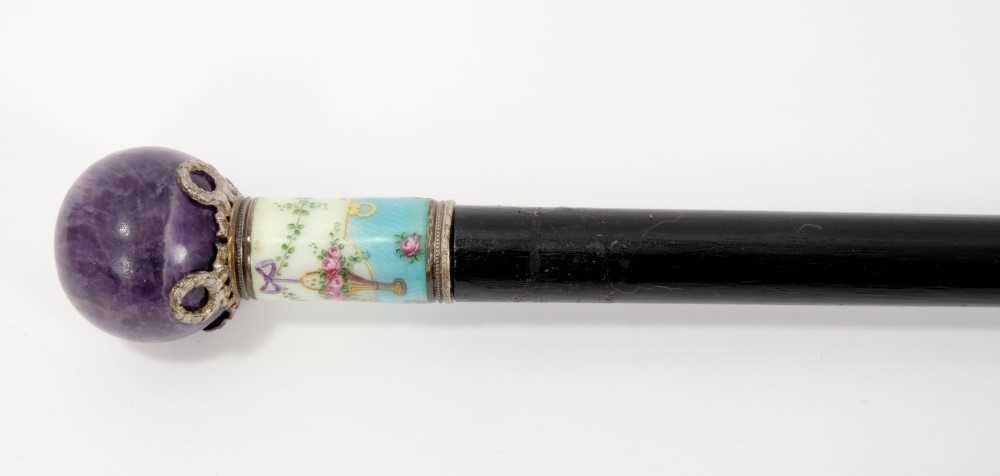 Lot 923 - 19th century Continental guilloche enamel