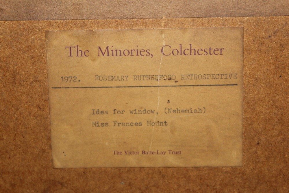 Lot 1183 - Rosemary Rutherford (1912-1972) watercolour