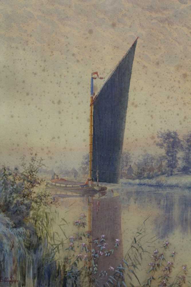 Lot 1239 - Stephen Batchelder (1849-1932) pair of