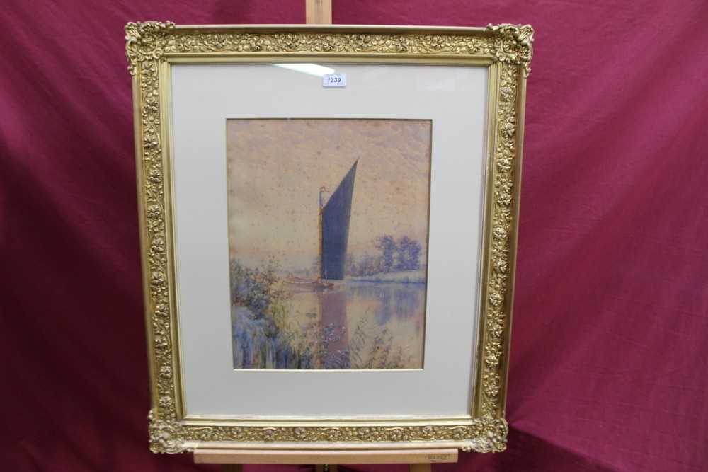 Lot 1239 - Stephen Batchelder (1849-1932) pair of