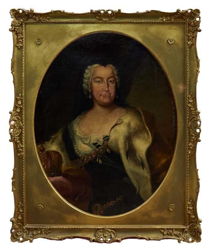 Lot 1573 - After Frans Van Stampart (1675-1750) oval