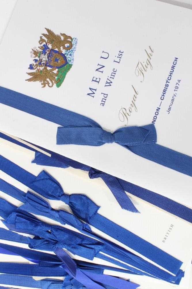 Lot 33 - Rare collection of Royal State banquet and