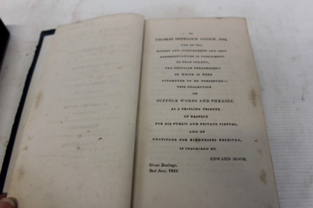 Lot 2386 - Edward Moor - Suffolk Words and Phrases,
