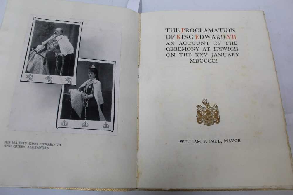 Lot 2446 - King Edward VII Proclamation Ipswich 1901,