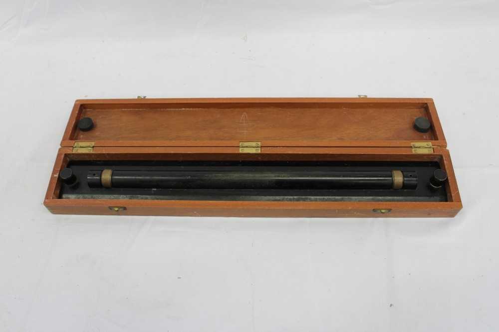 Lot 3833 - Old brass nautical rule stamped Harling in