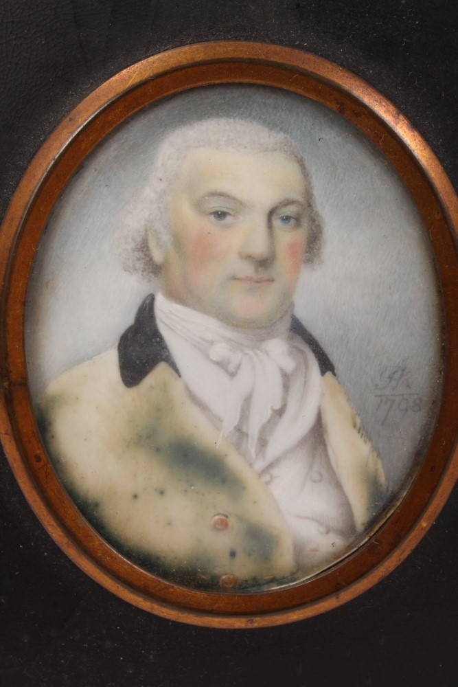 Lot 773 - Three 18th / 19th Century portrait