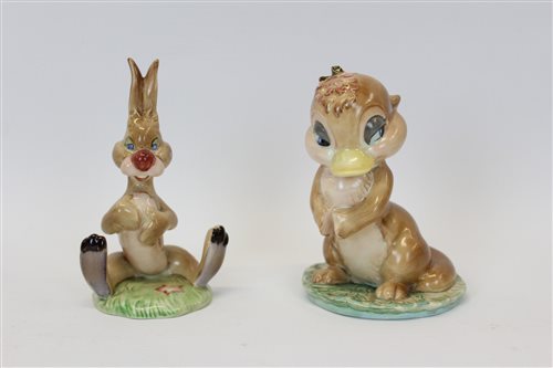 Lot 2189 - Two Beswick David Hand's Animaland figures