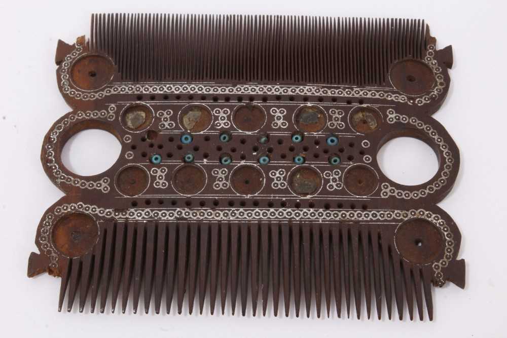 Lot 792 - Good 18th / 19th century Persian carved