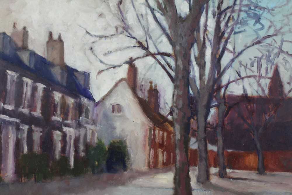 Lot 1142 - David Britton, contemporary, oil on board