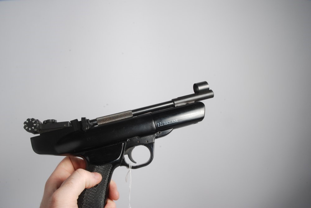 Lot 805 - Webley Hurricane .22 Calibre air pistol in