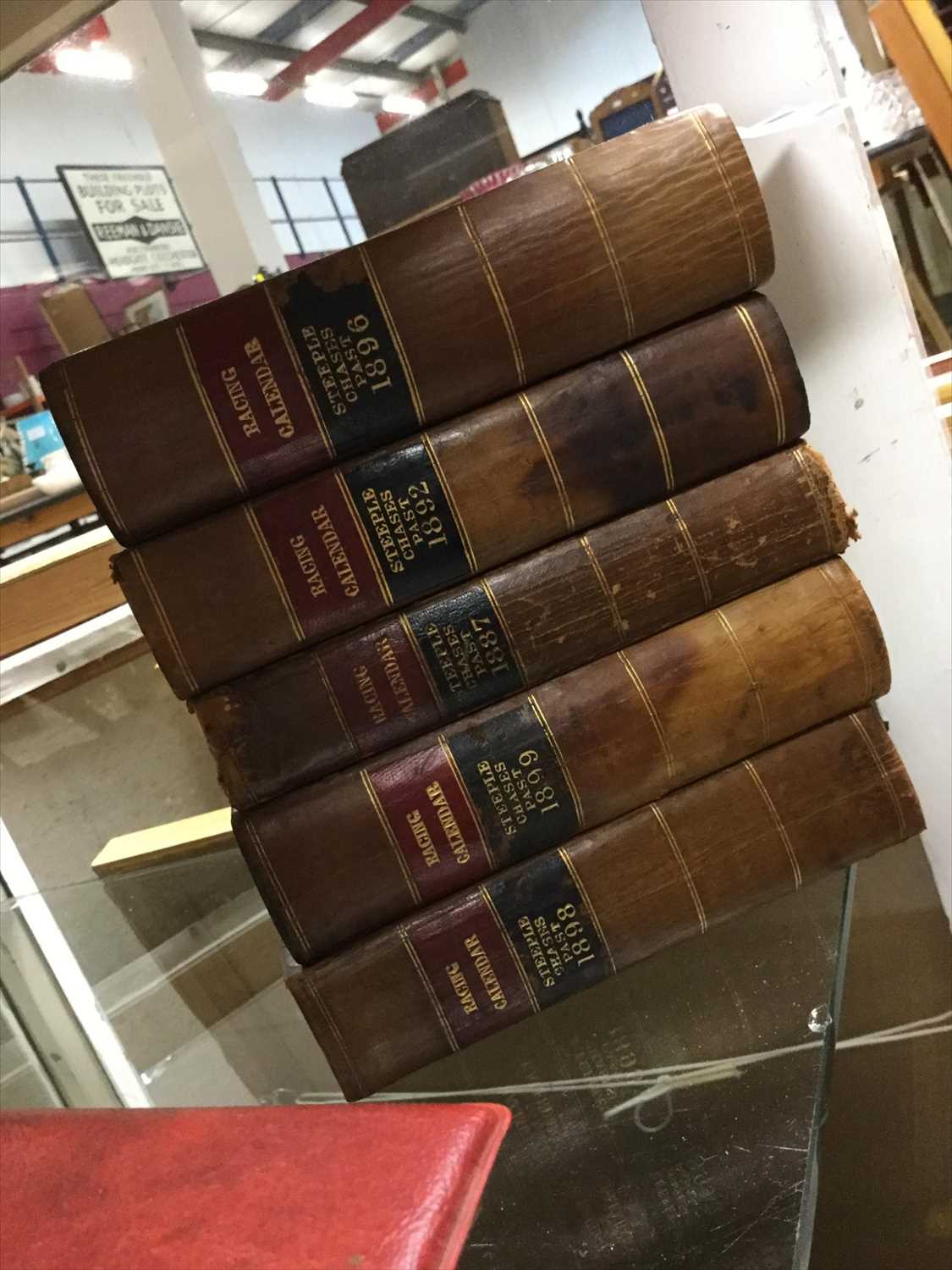 Lot 325 - Set five Victorian horse racing books, 1890s