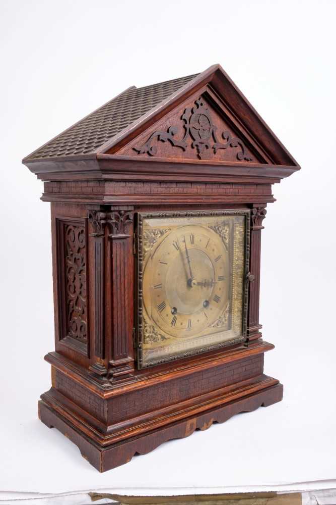 Lot 659 - German Hunting Lodge clock from Black Forest