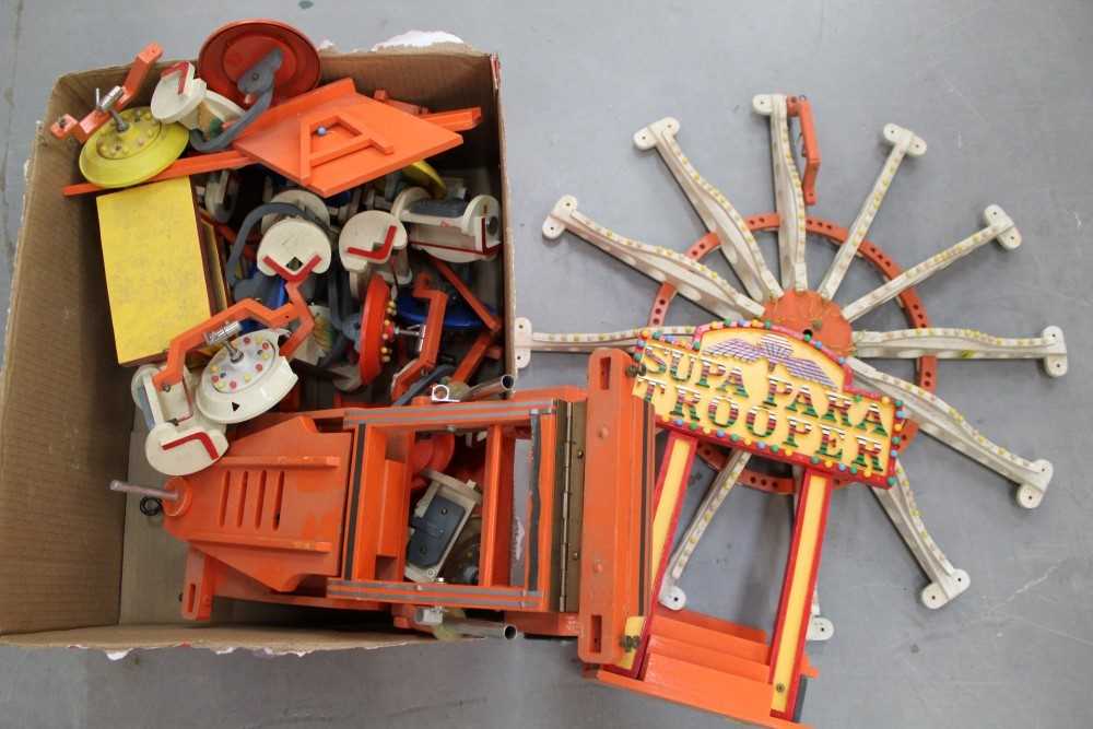 Lot 1433 - Scratch built wooden model circus