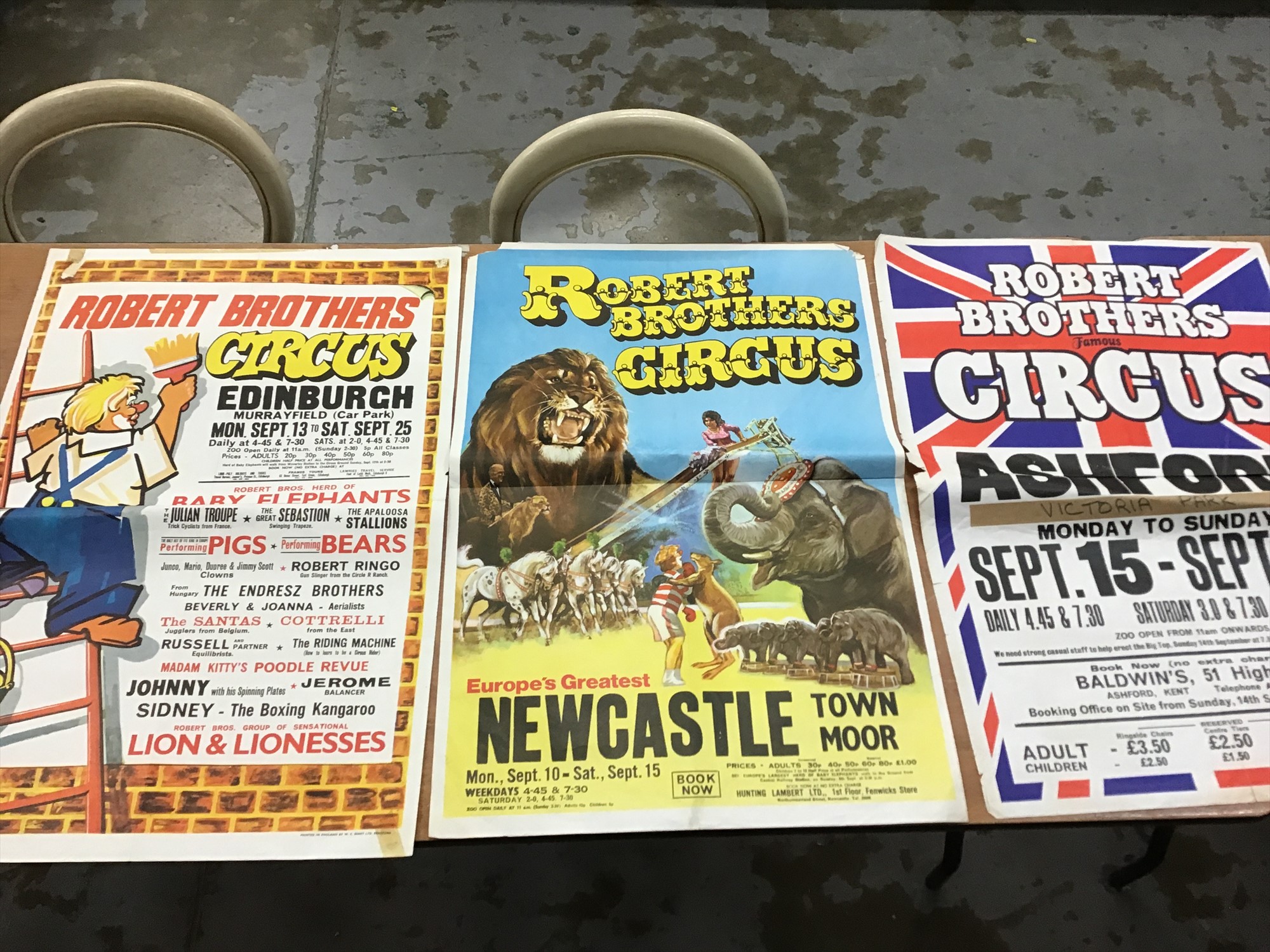 Lot 1171 - Group of Nine Roberts Brothers circus