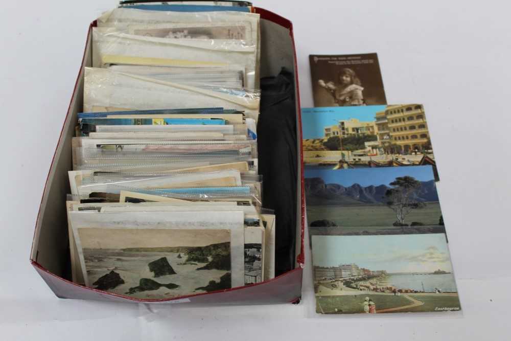 Lot 1216 - Postcards selection including topographical,