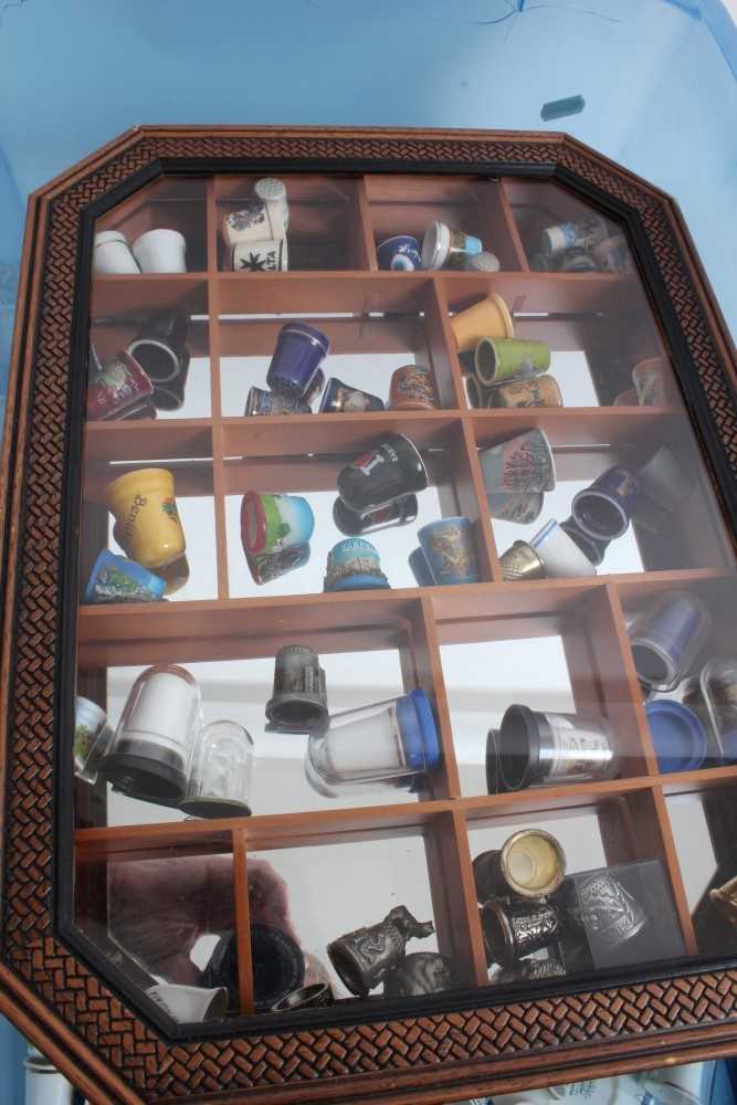 Lot 986 - Large collection of porcelain thimbles and