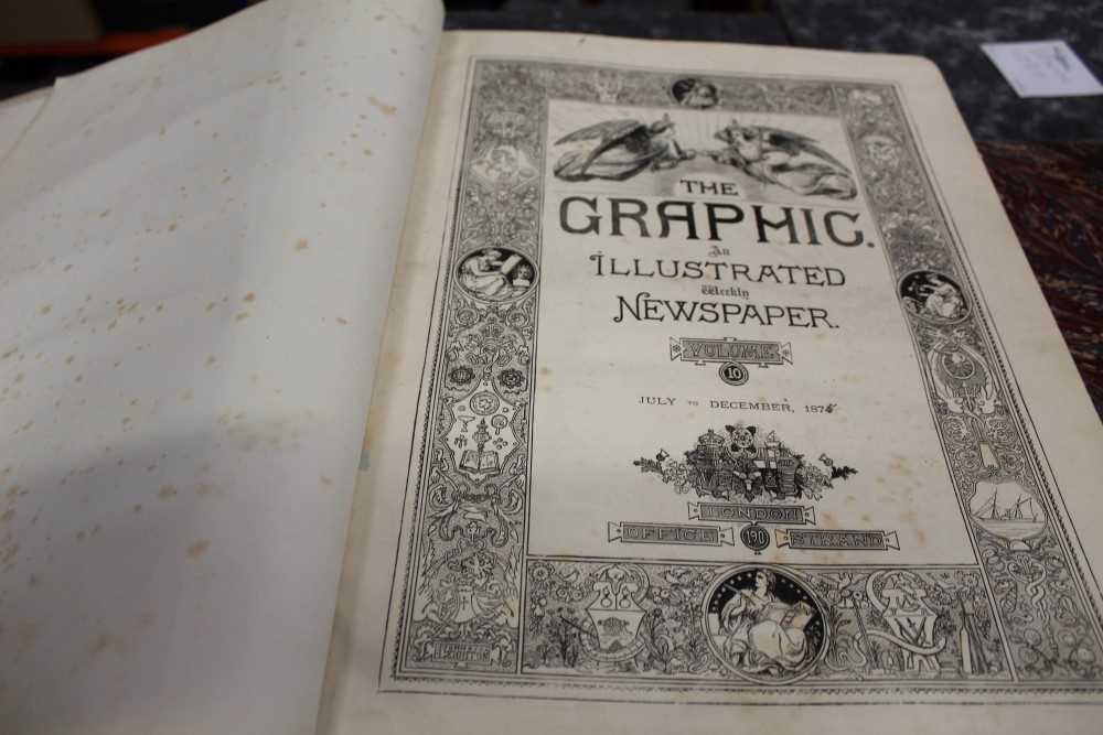 Lot 1263 - Periodicals - The Graphic, fifteen bound