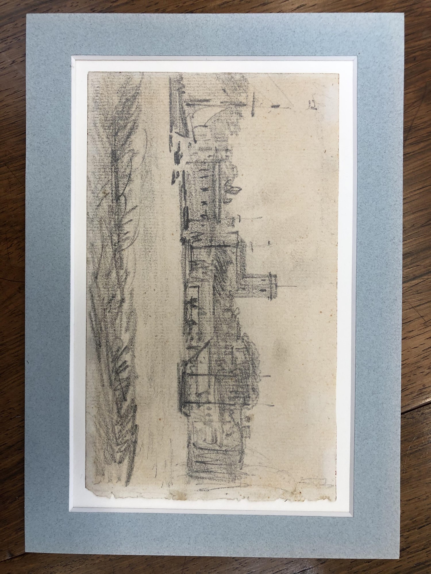 Lot 1022 - John Constable (1776-1837) pencil drawing