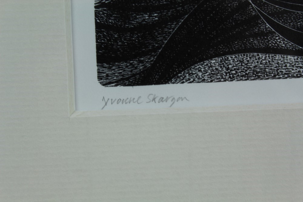 Lot 996 - Yvonne Skargon (b. 1931), woodcut print