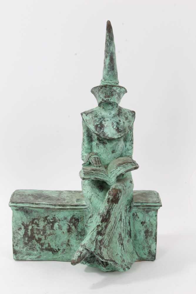 Lot 818 - Jan Adams, Contemporary, patinated bronzed