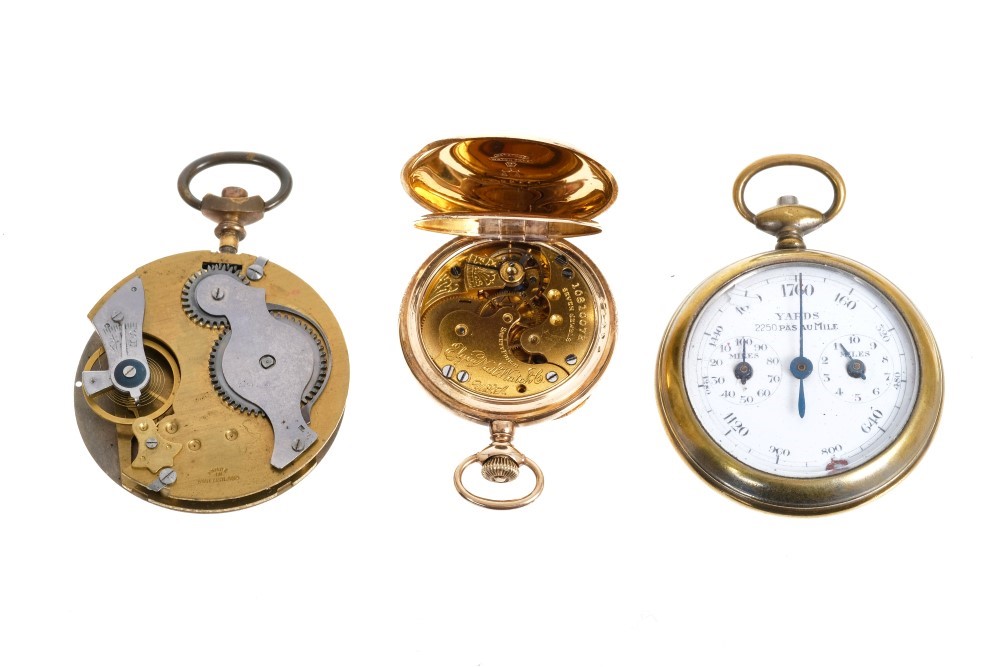 Lot 628 - 1930s gentlemen's Bentima pocket watch in