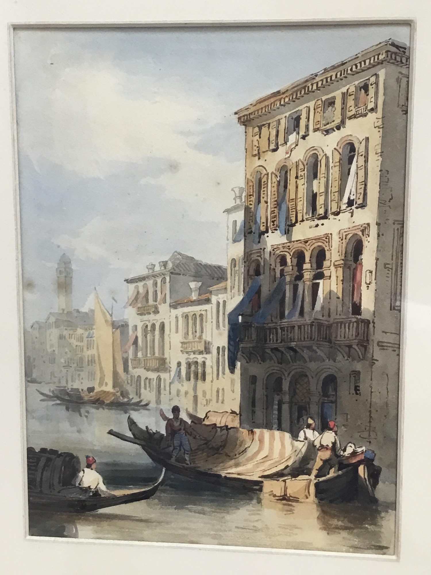 Lot 106 - Manner of Samuel Prout, watercolour,