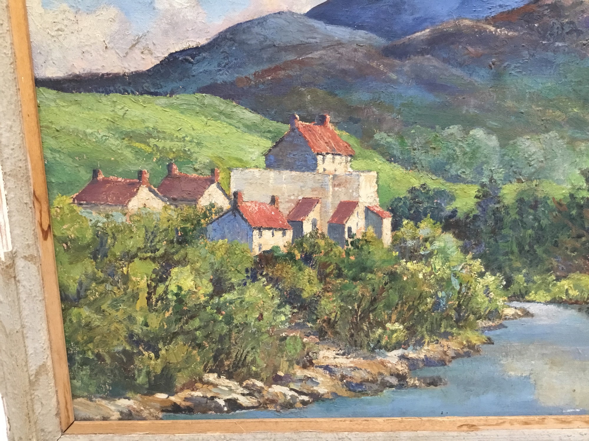 Lot 69 - A L Thomas (early 20th century) oil on board