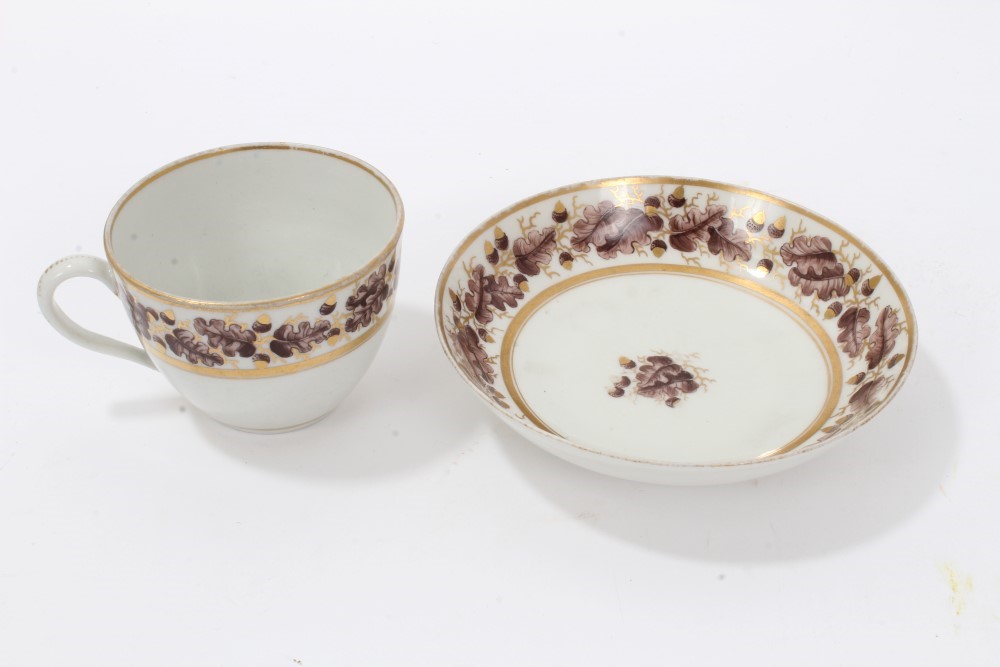 Lot 97 - New Hall teacup and saucer ex: Roderick