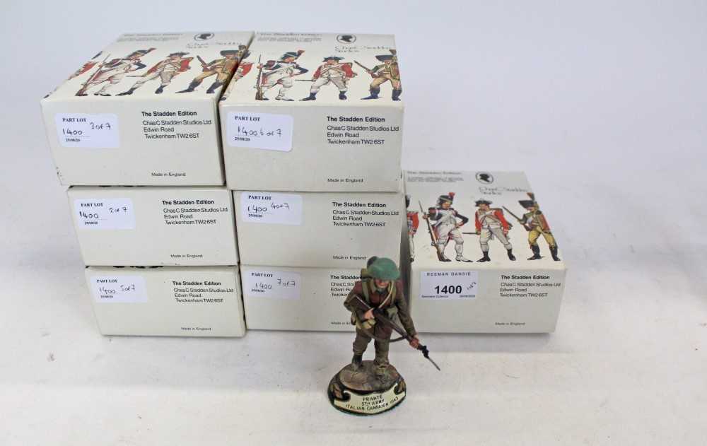 Lot 1400 - Group of seven The Stadden Edition cast