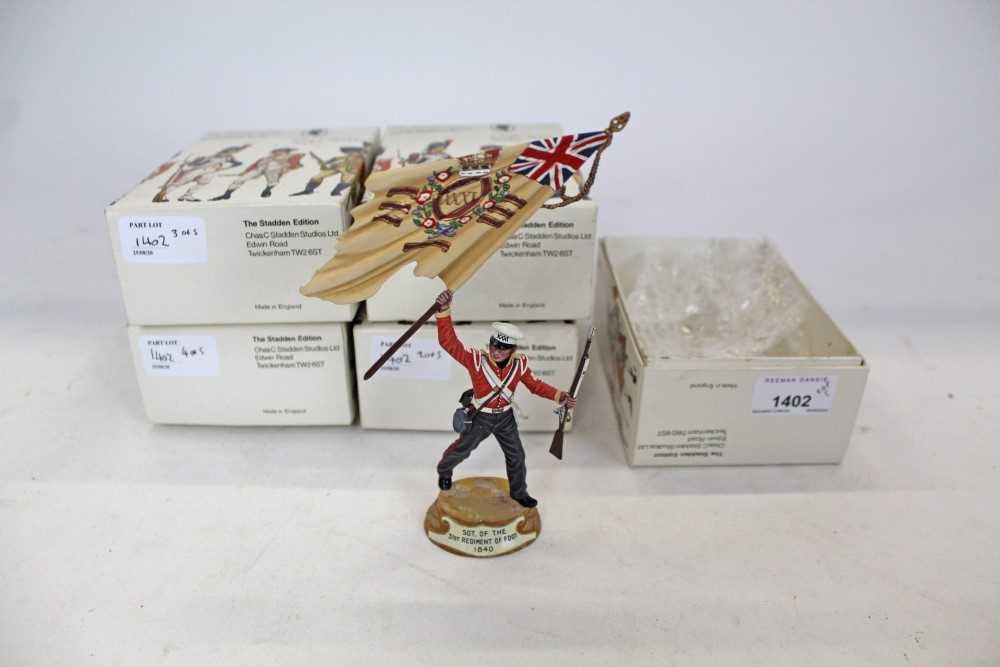 Lot 1402 - Group of five The Stadden Edition cast lead