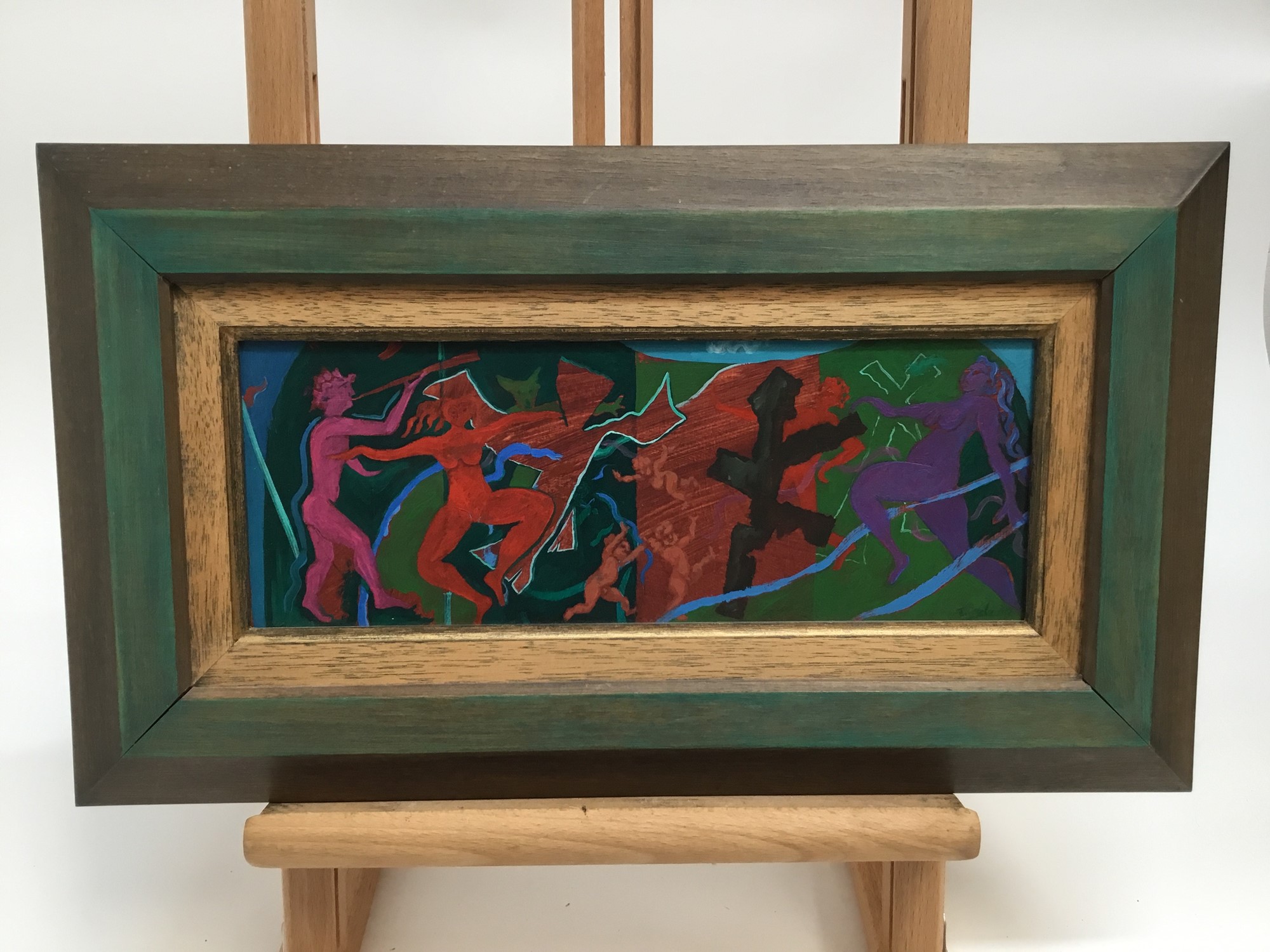 Lot 597 - Michael Tingle (contemporary) oil on board