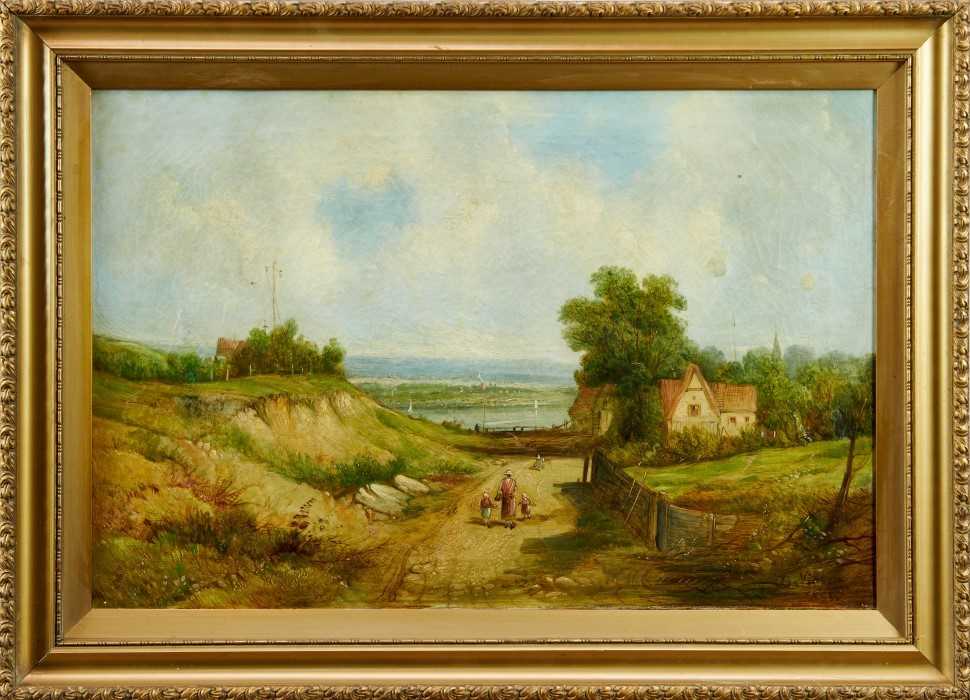Lot 1078 - Alfred H. Vickers f.l (1853-1907) oil on