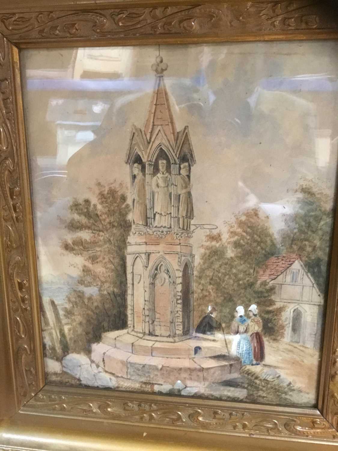 Lot 306 - Follower of Samuel Prout, watercolour