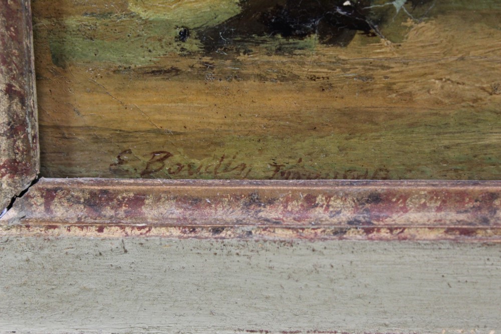 Lot 1086 - Attributed to Eugene Boudin (1825-1898),