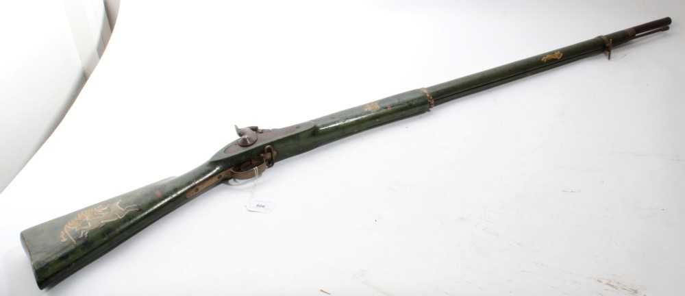 Lot 806 - 19th century Indian percussion trade musket