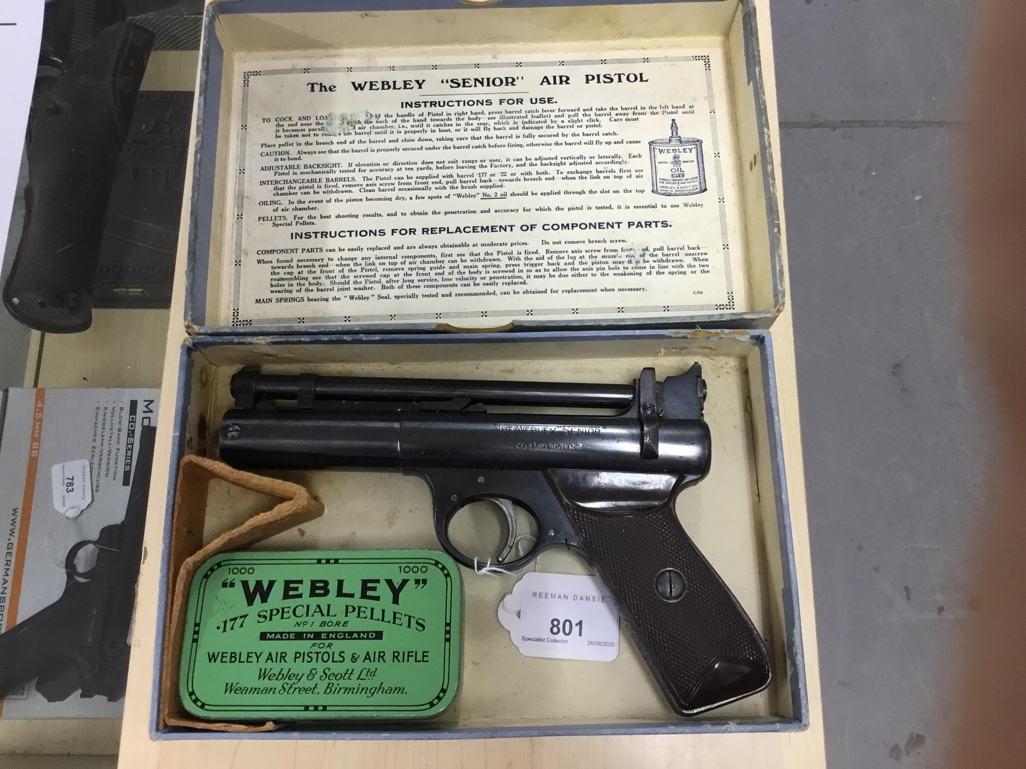 Lot 801 - Webley & Scott, Webley "Senior" .177 Air