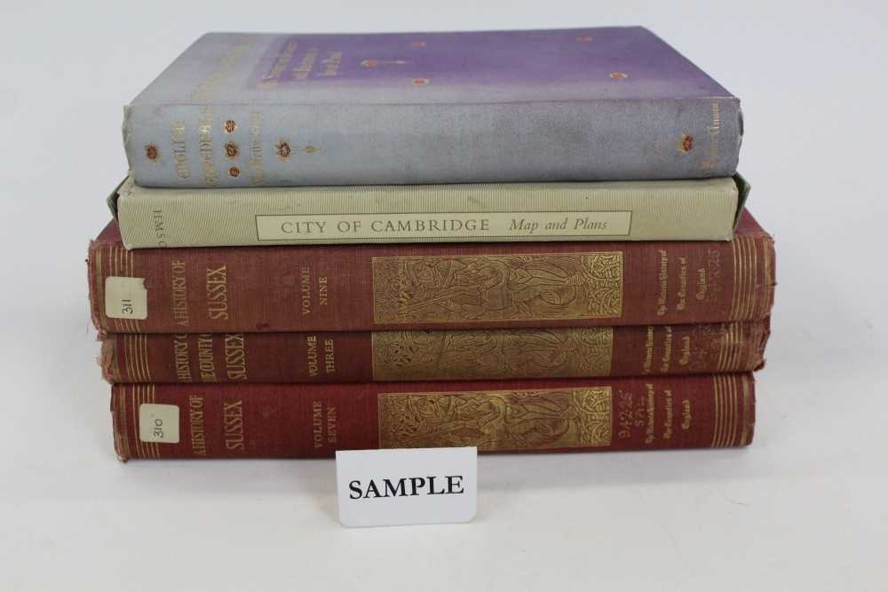 Lot 536 - Victoria County History of Sussex, three