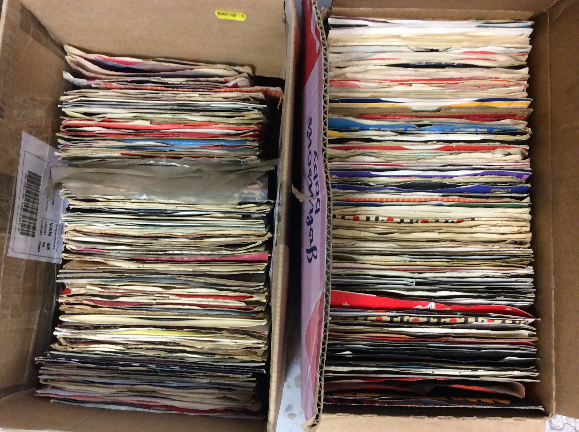 Lot 409 - Two boxes of 45rpm records