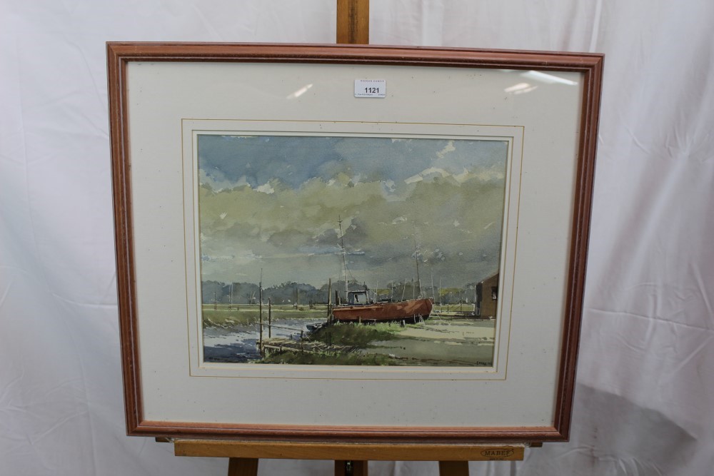 Lot 1121 - Brian Ryder watercolour of