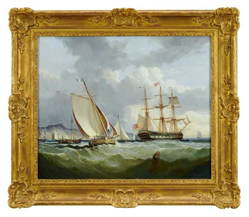 Lot 955 - Andre De Moller, oil on canvas - British man