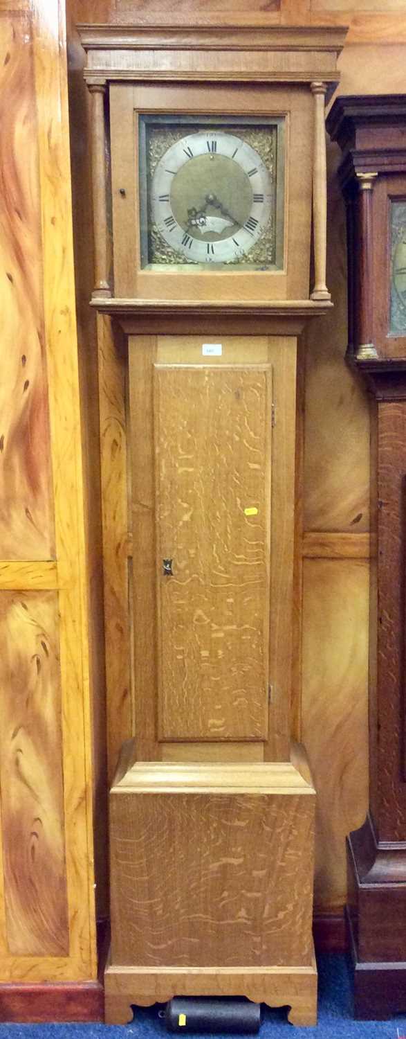 Lot 927 - 18th century 30 hour longcase clock by John