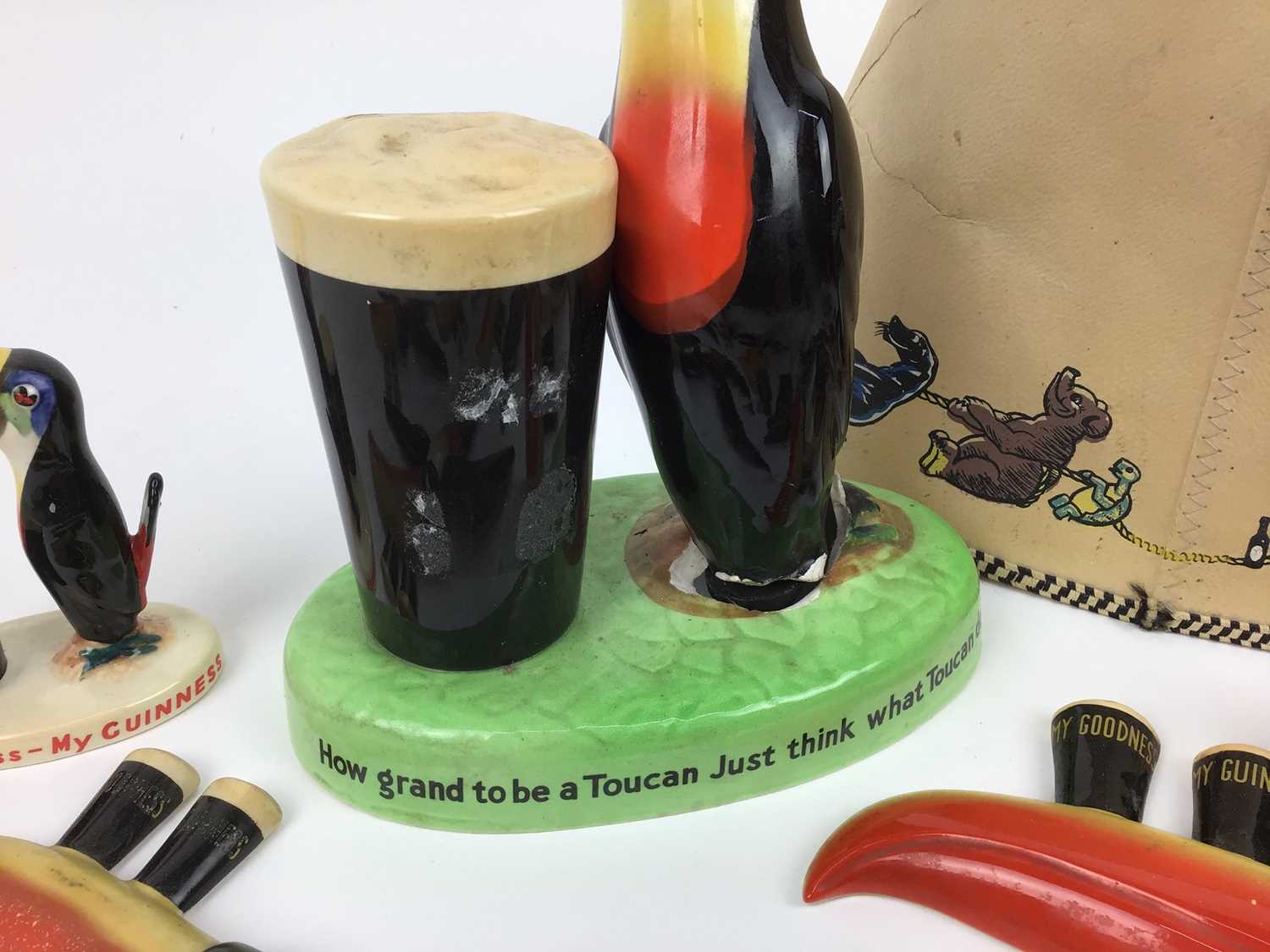 Lot 114 - Five Carlton Ware Guinness toucan wall