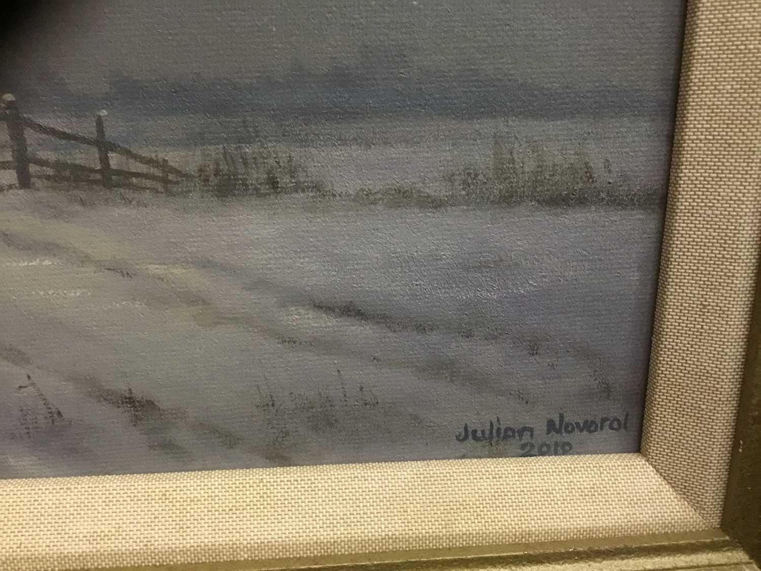 Lot 917 - Julian Novorol (b.1949) oil